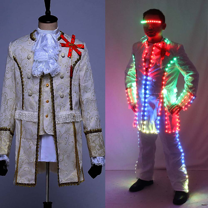 Full Color Smart LED Court Suit Europe Style Court Marshal Clothing Gr ...