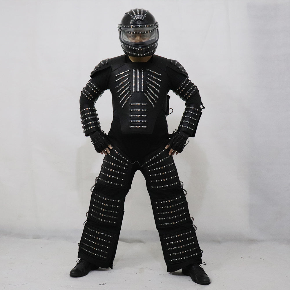 LED Robot Costume Robots Clothes DJ Traje Party Show Glow Suits for ...