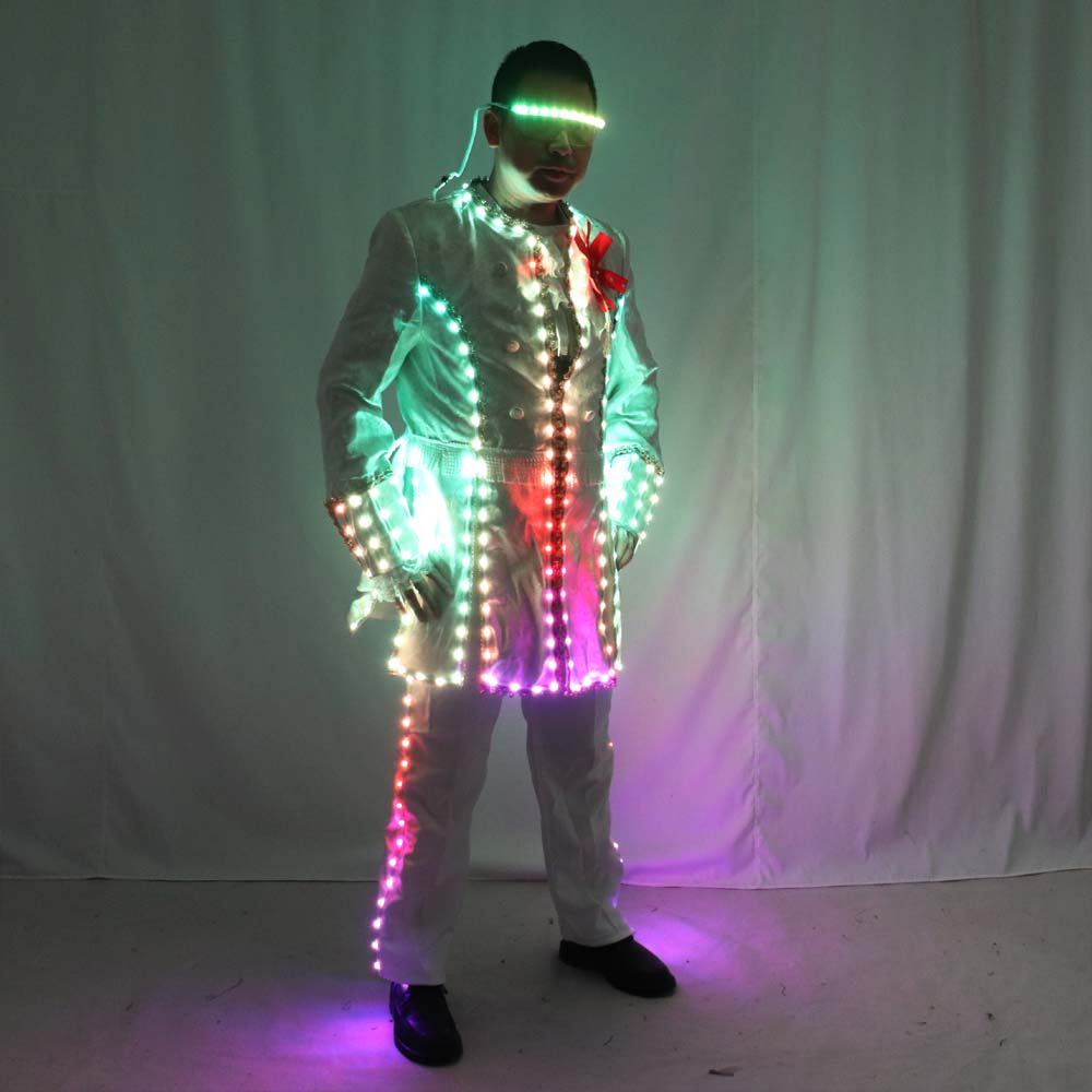 Full Color Smart LED Court Suit Europe Style Court Marshal Clothing Gr ...