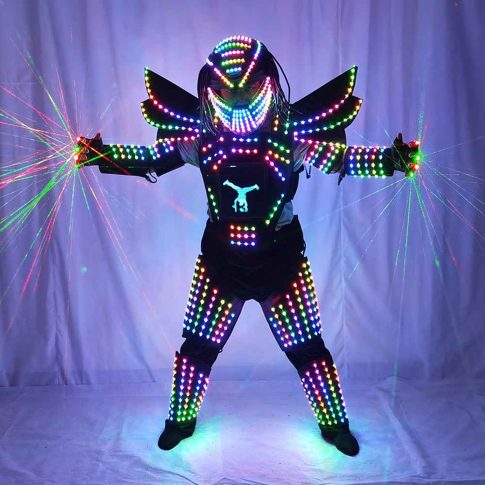 LED Robot Suit Performance Wear for Stage Shows and Parties – tem-laser.com