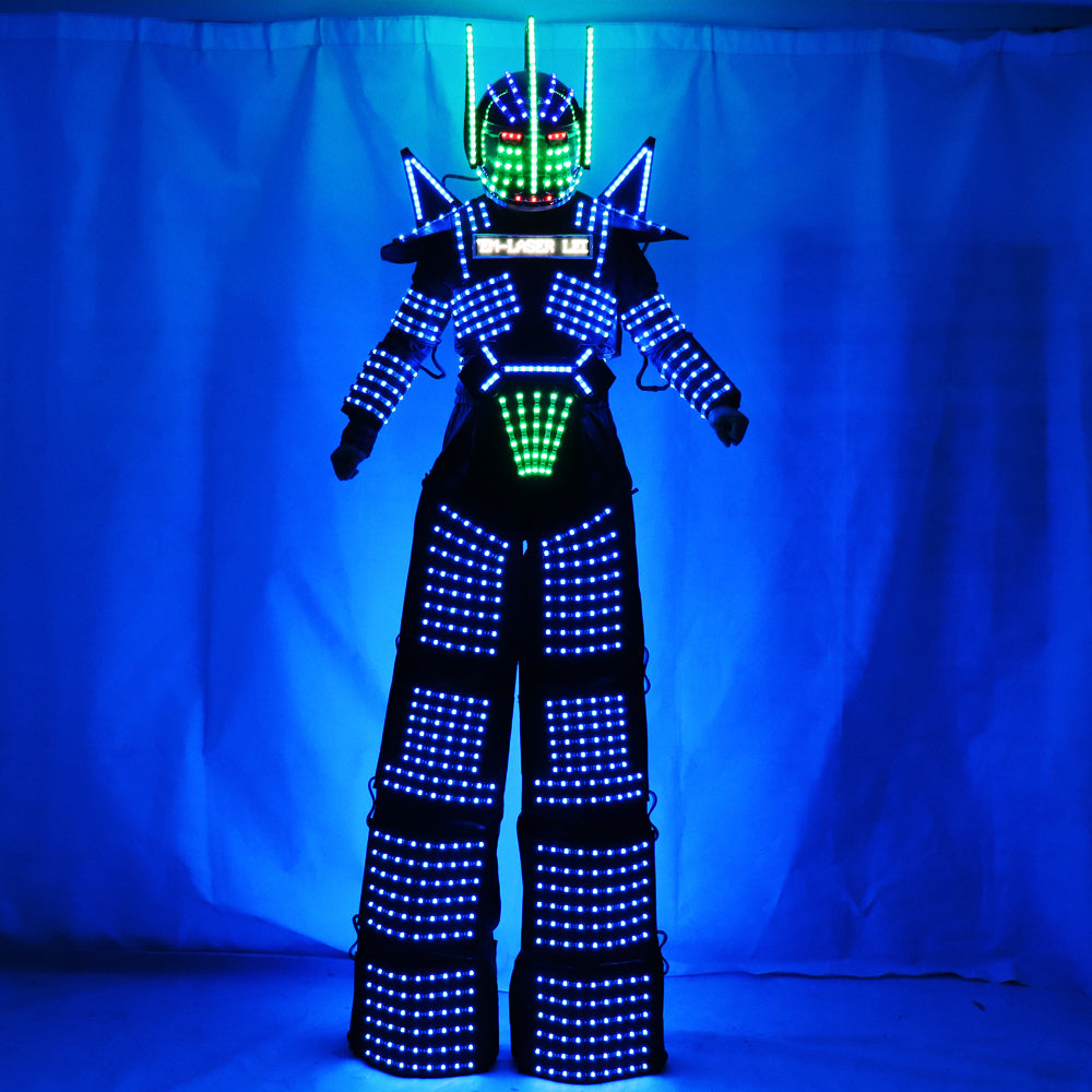 LED Light Suits Robot Clothes LED Stilts Walker Costume LED Robot Suit ...