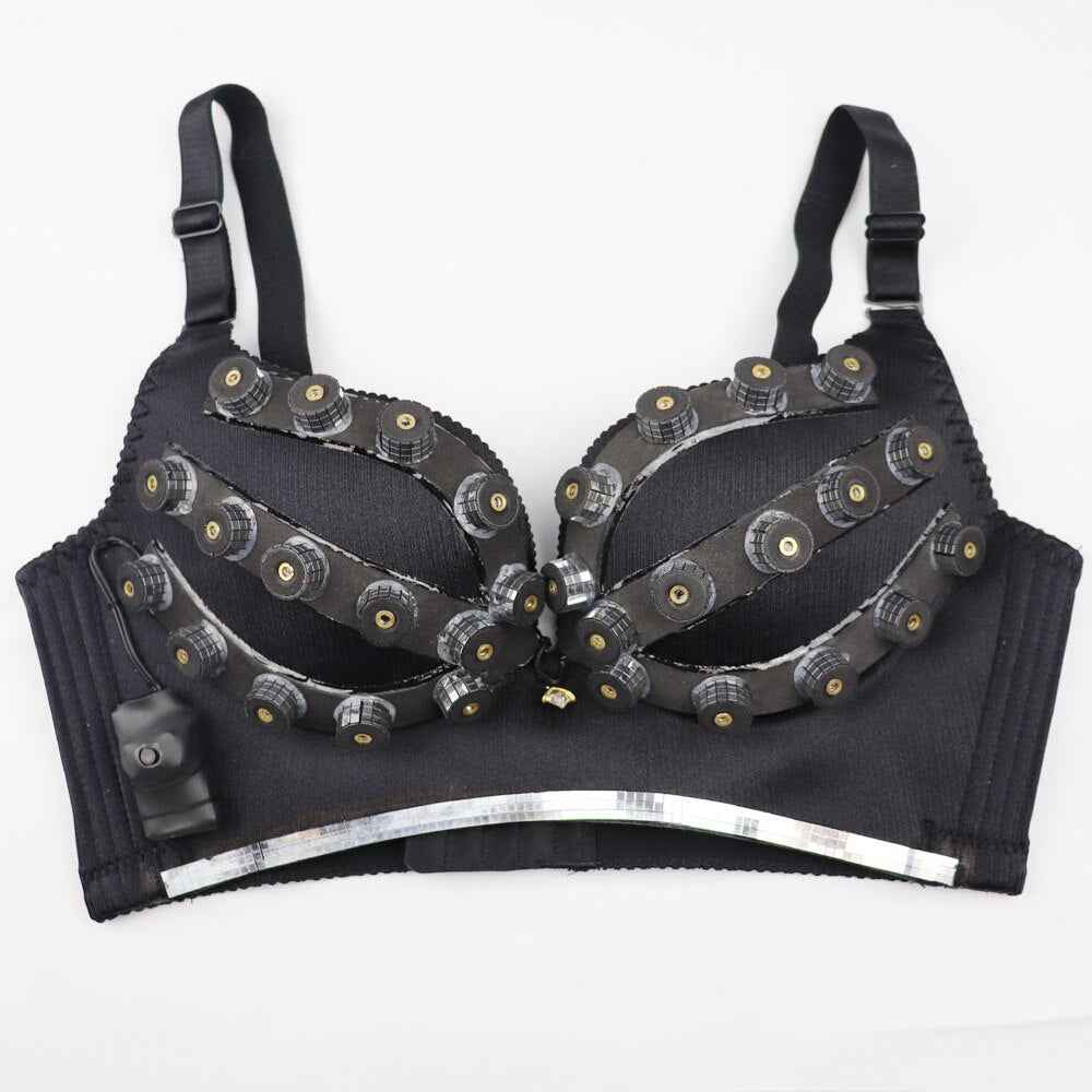 Fashion Red Laser Luminous Sexy Lady Bra Laser Show Stage Costumes For ...
