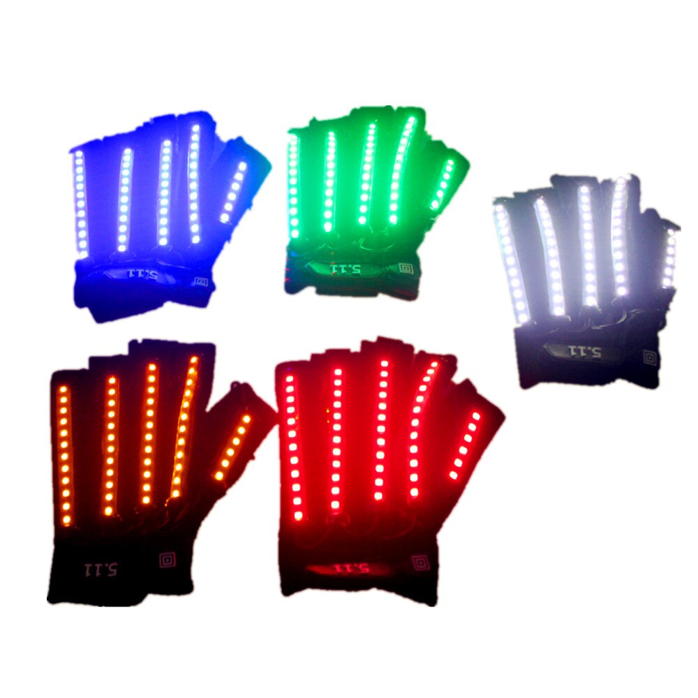 LED Gloves Laser Show Garment Stage Props Nightclub Singer Dancer ...