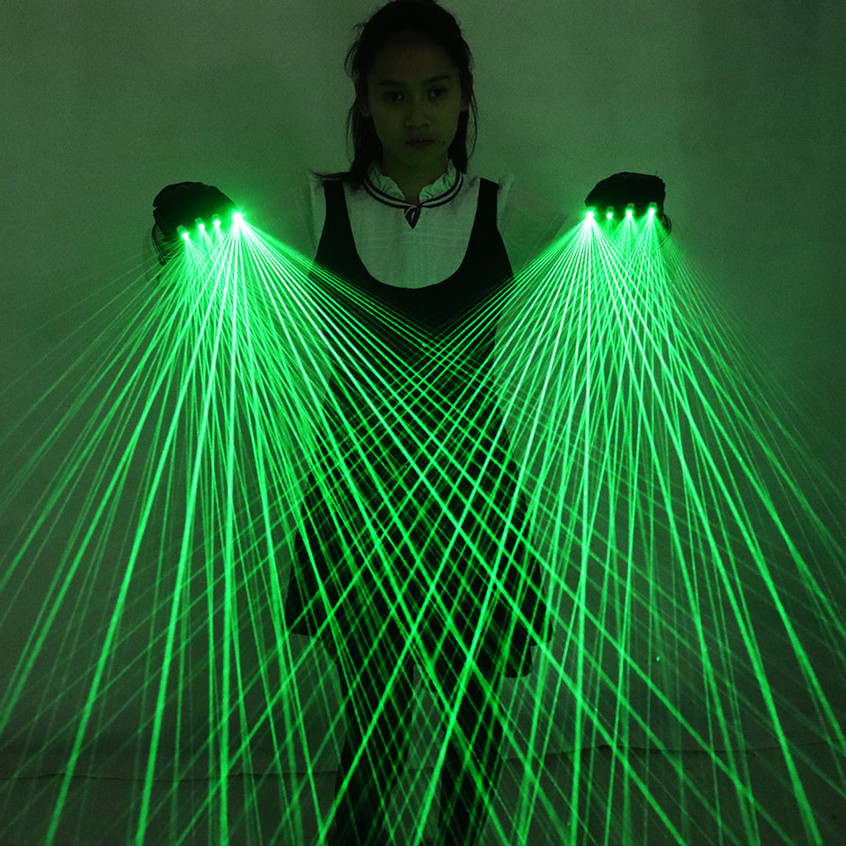 TEMLASER LED Robot Suit LED Costumes Glowing Dress Jacket Laser Gloves ...