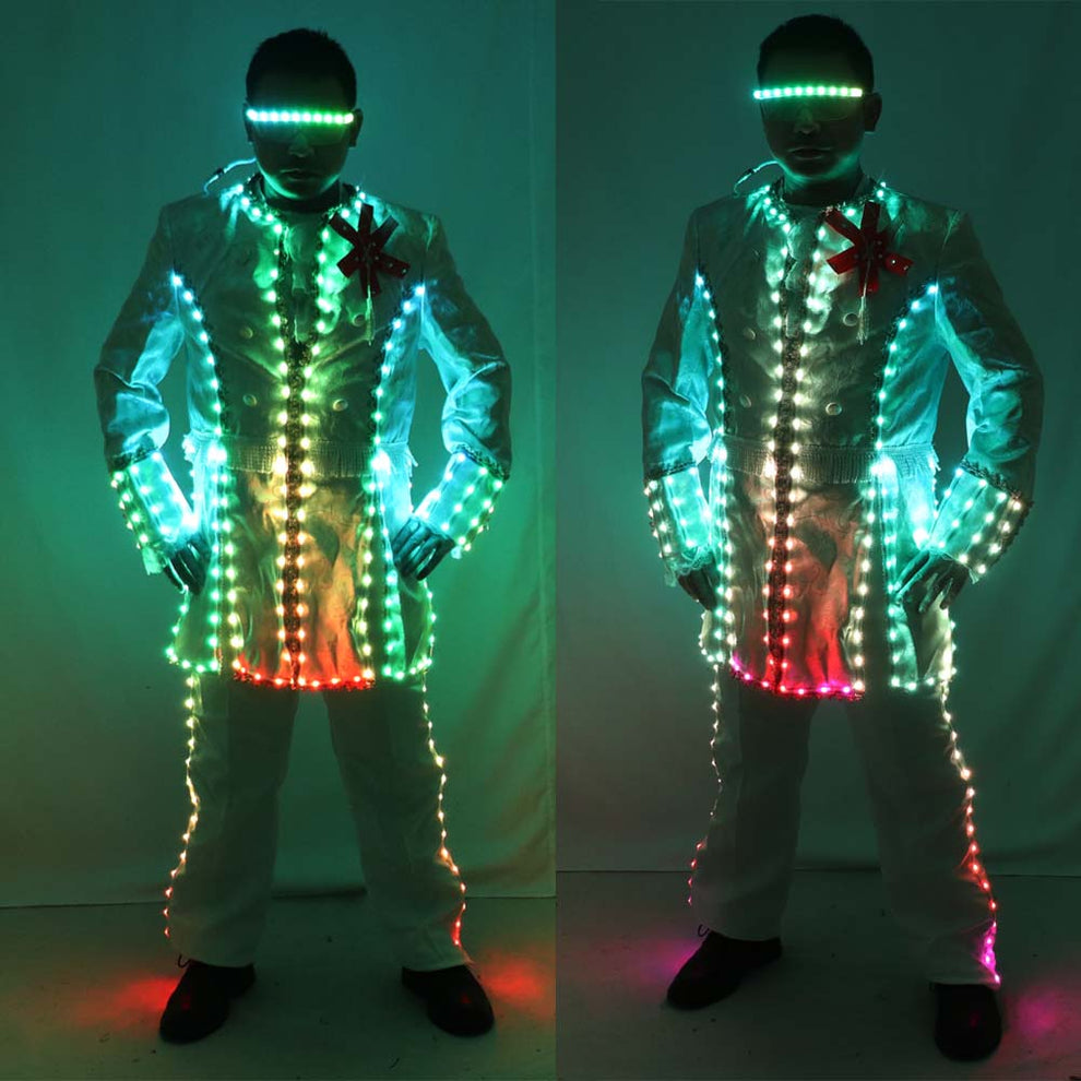 Full Color Smart LED Court Suit Europe Style Court Marshal Clothing Gr ...